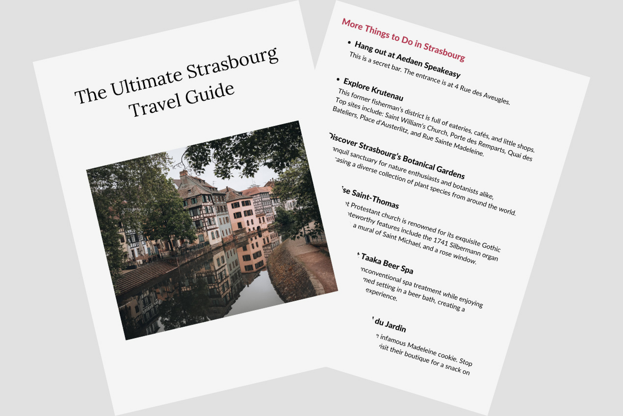 A Hand-Picked List of the Best Restaurants in Strasbourg