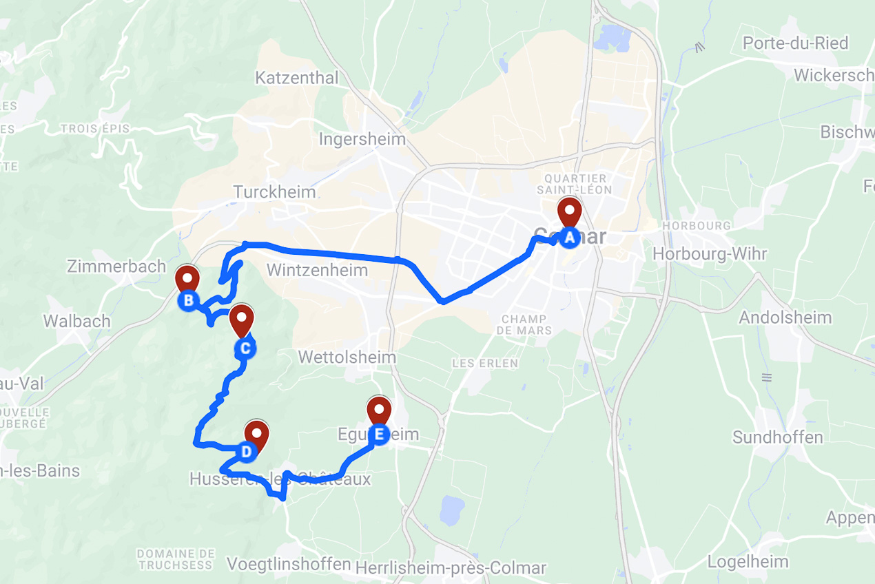 6 Best Ways to Get from Colmar to Eguisheim